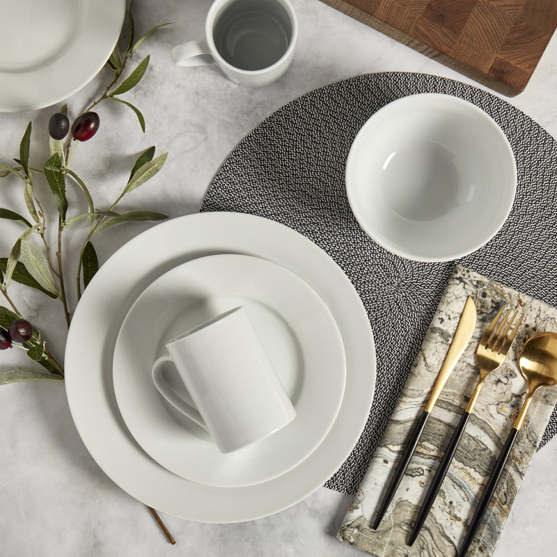 Tabletops Gallery Ceramic Dinnerware Set - Service for 4 & Reviews ...