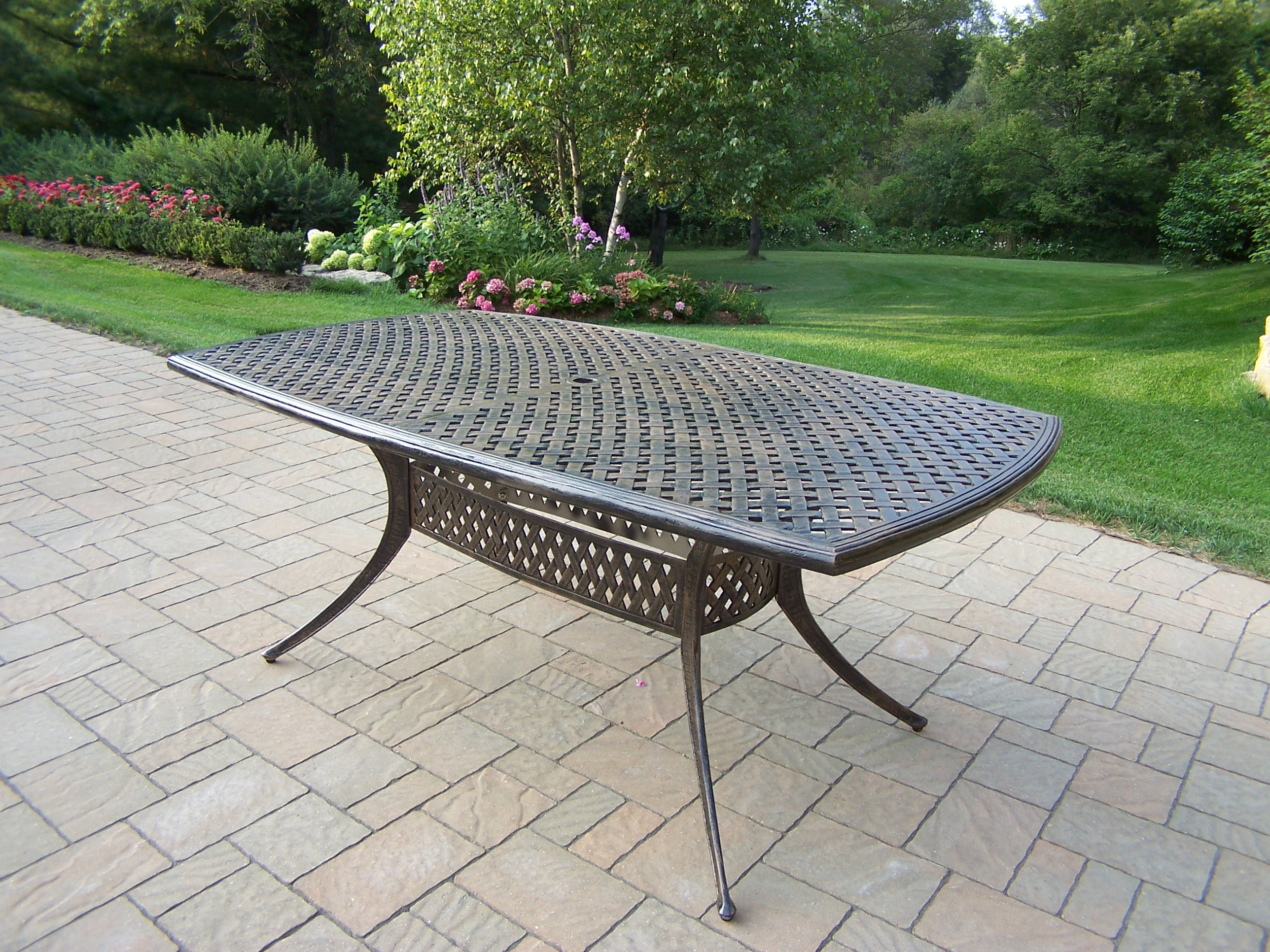 Oakland Living Metal Outdoor Dining Table | Wayfair