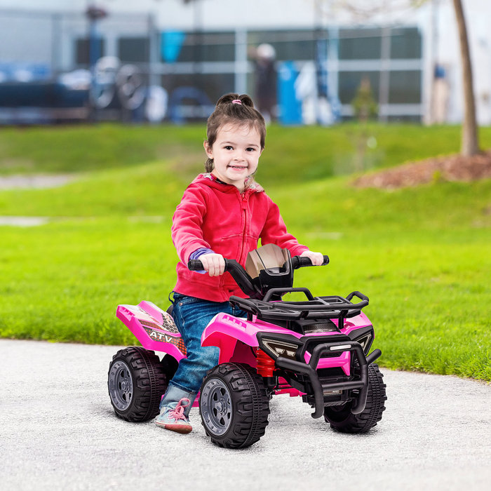 Aosom Kids Ride-On Four Wheeler ATV Car & Reviews | Wayfair