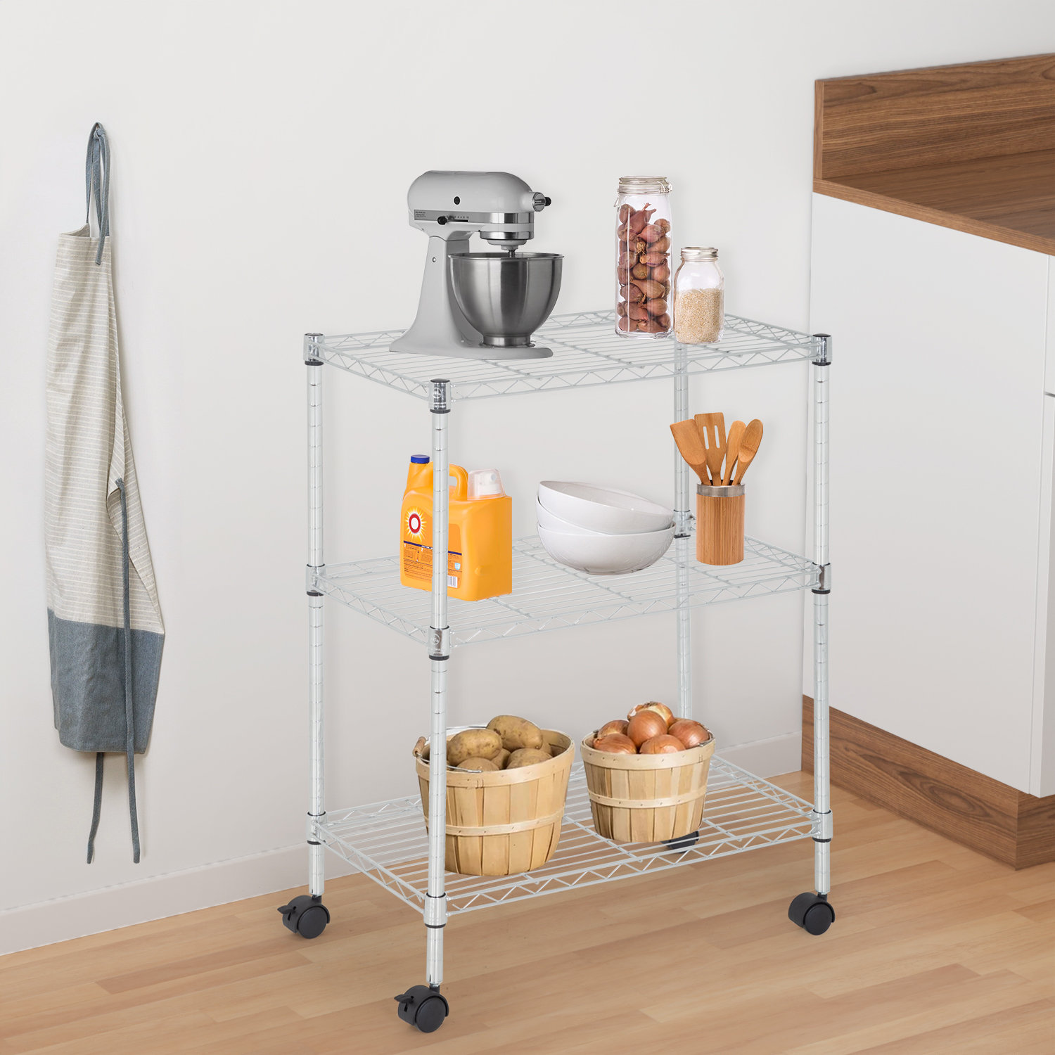 Rebrilliant Lenzy 31.3" H x 23" W x 13" D Heavy Duty Storage Rack | Wayfair