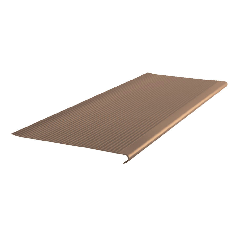 ROPPE 42" Vinyl Rib Round Nose Stair Tread | Wayfair