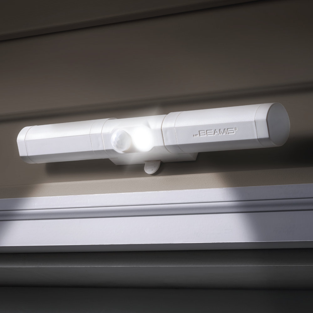 Mr. Beams Slim Safety/Over the Door LED Outdoor Security Wall Pack with ...