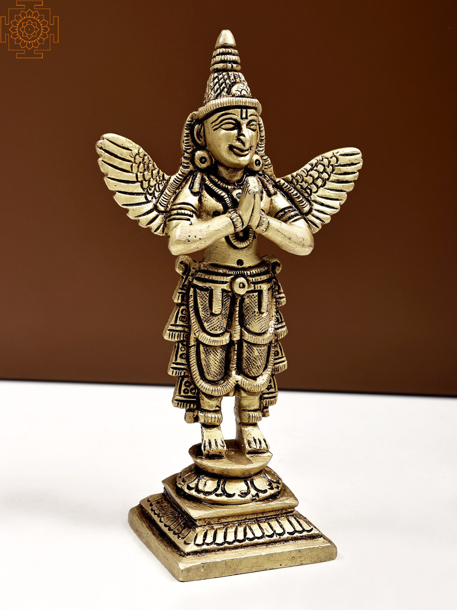 Bungalow Rose 6" Small Garuda In Namaskara Mudra Home Décor | Wayfair