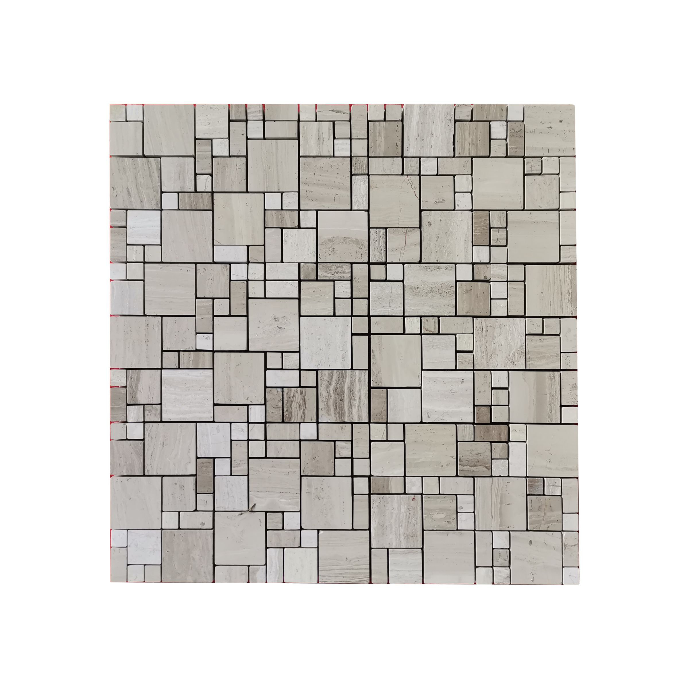 e-Joy 12" X 12" Marble Square Maze Mosaic Style Wall & Floor Tile (Set ...