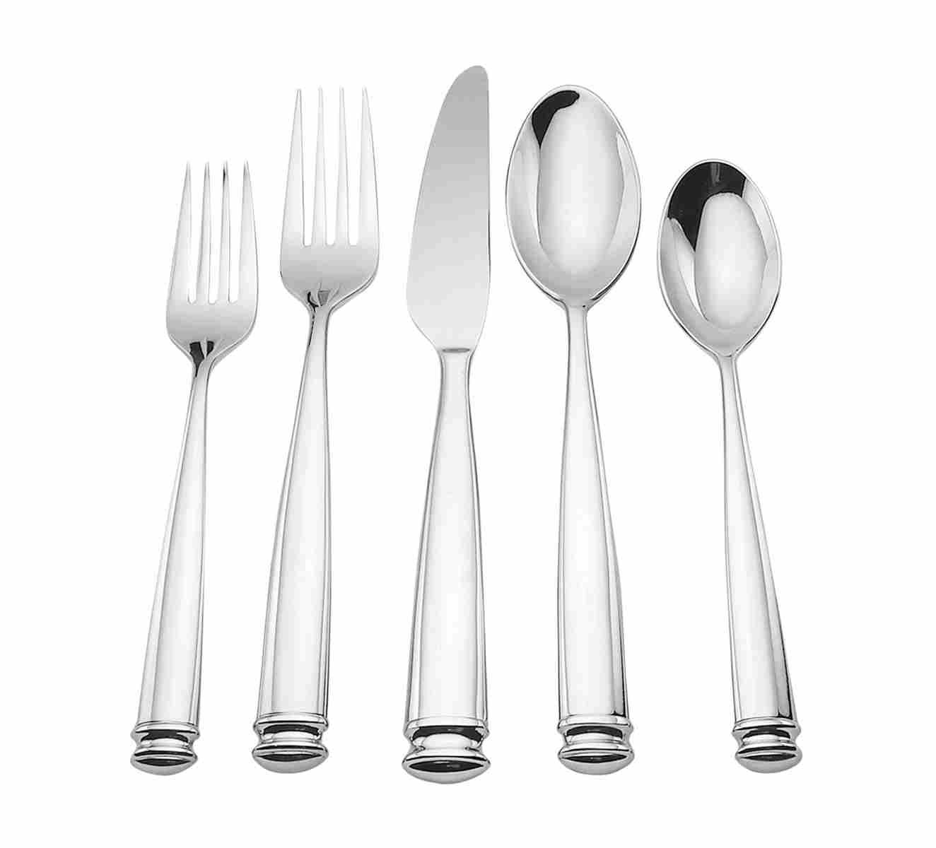 David Shaw Silverware Stainless Steel Flatware - Set of 20 | Wayfair