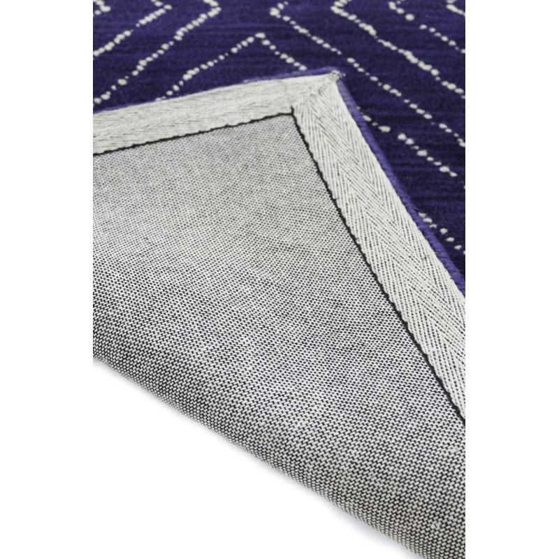 Mercury Row® Utsey Handmade Hand-Tufted Wool Navy Rug & Reviews | Wayfair