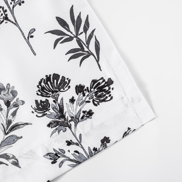 Red Barrel Studio® Jaeven Floral Tailored 52'' W Window Valance ...