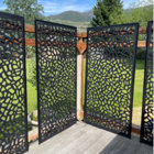 Matrix Decor Screens 6 ft. H x 3 ft. W Vinyl Privacy Screen & Reviews ...