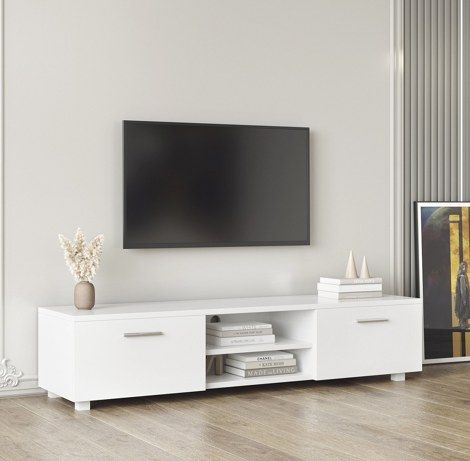 Ebern Designs Zeth TV Stand for TVs up to 70" | Wayfair
