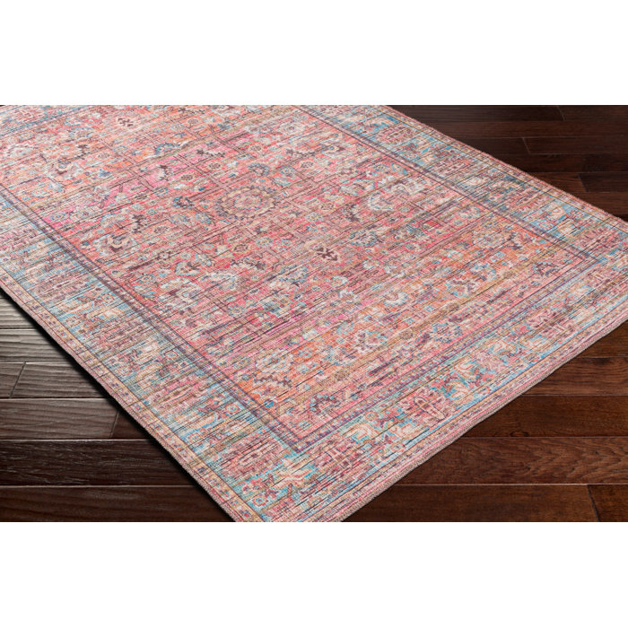 Mistana™ Sheryl Rose/Blue Rug & Reviews | Wayfair