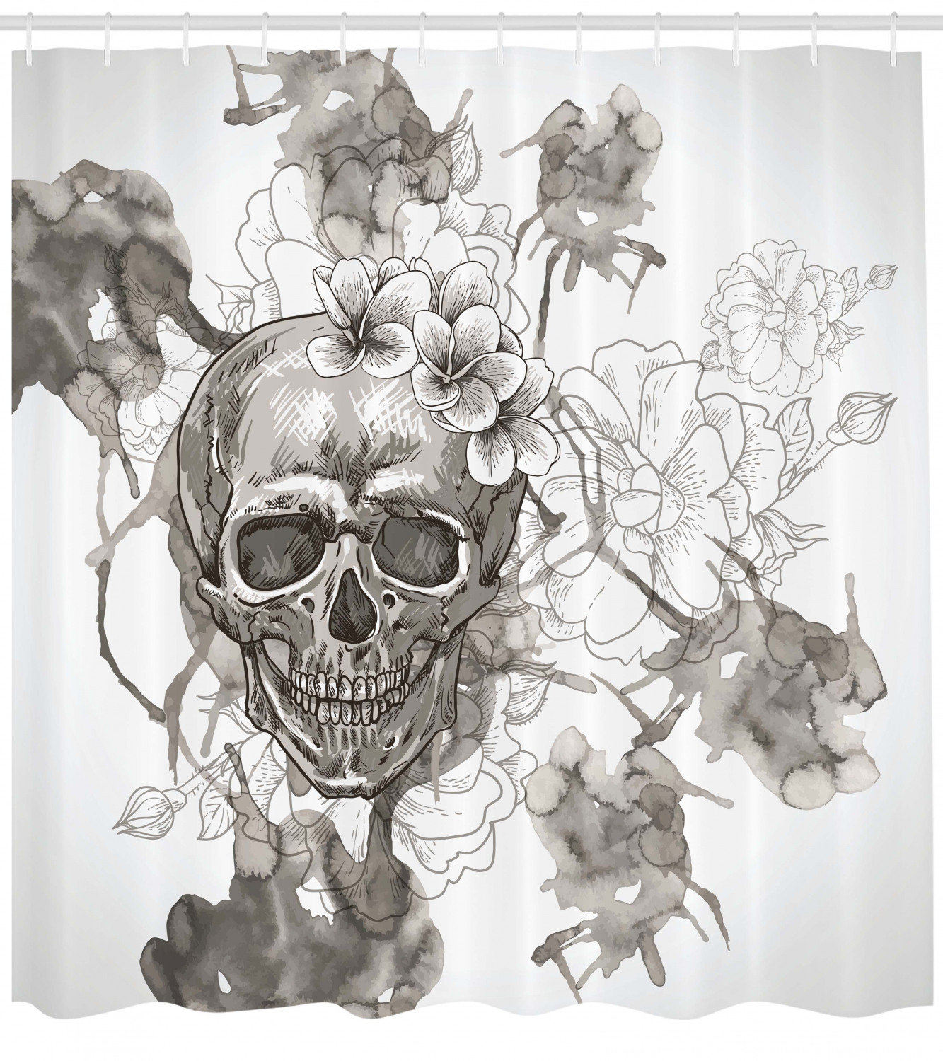 Ebern Designs Doreen Day of The Dead Painting Skull Flowers Dia De Los ...