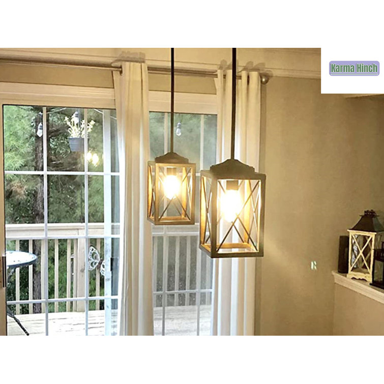KarmaHinch Lantern Square / Rectangle Pendant | Wayfair