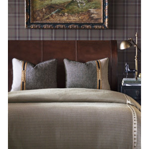 Eastern Accents Edward Brown Houndstooth Comforter | Wayfair