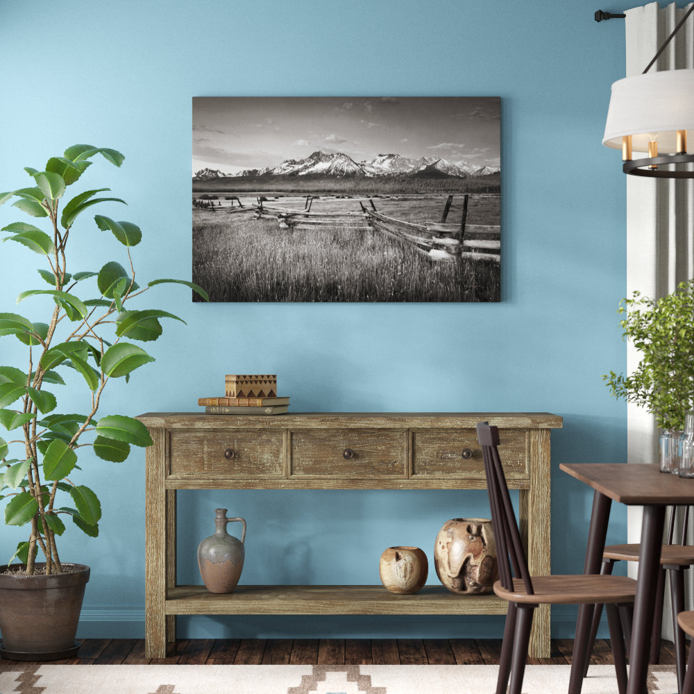 Steelside™ Stanley Basin Fence by Alan Majchrowicz - Wrapped Canvas ...