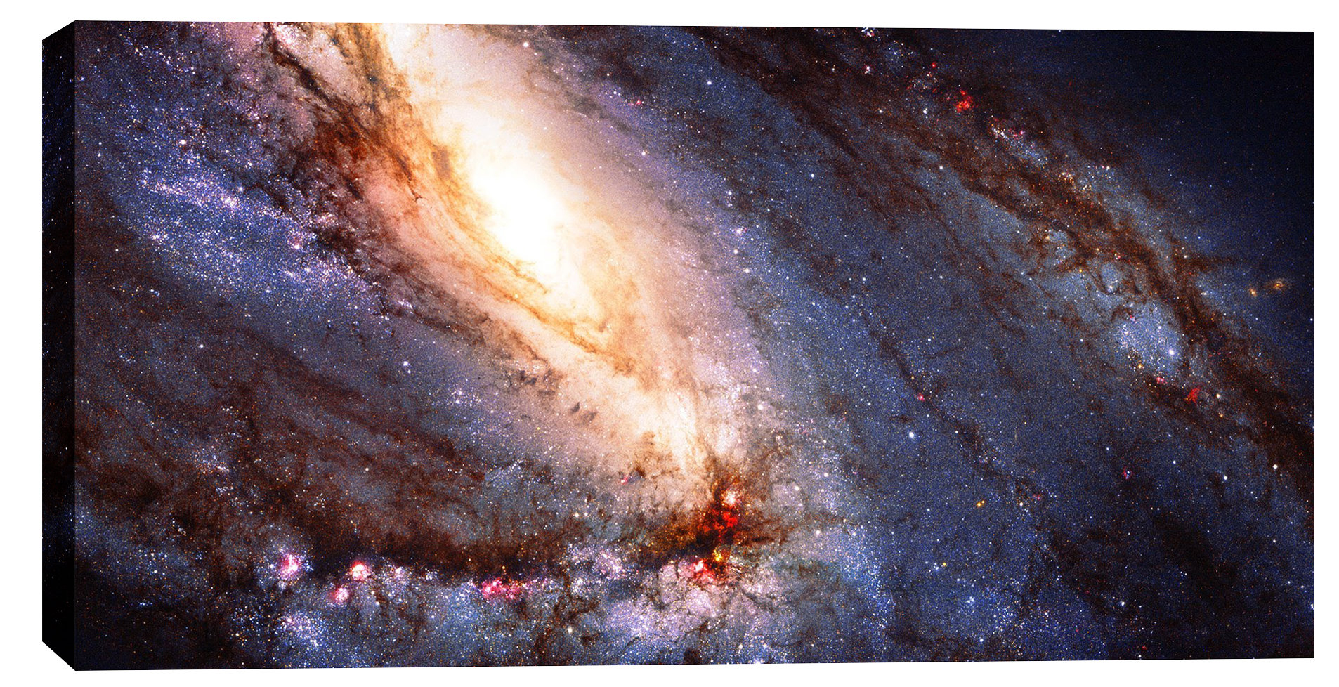 Epic Graffiti Messier 66 - Wrapped Canvas Photograph & Reviews | Wayfair