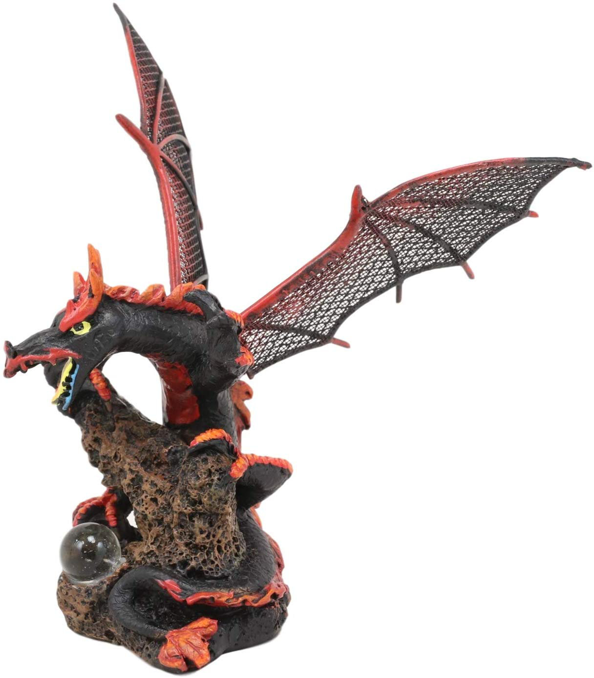 World Menagerie Piketon Red And Black Battle Hardened Volcano Pterosaur ...
