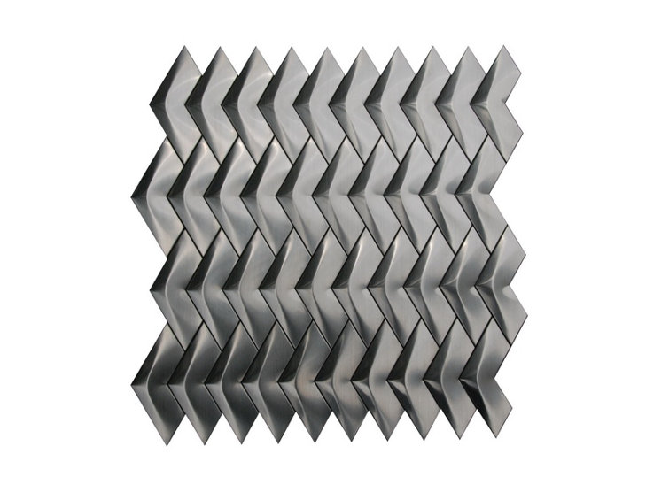 Luxsurface 3D ArrowheadMetal Mosaic Wall & Floor Tile | Wayfair