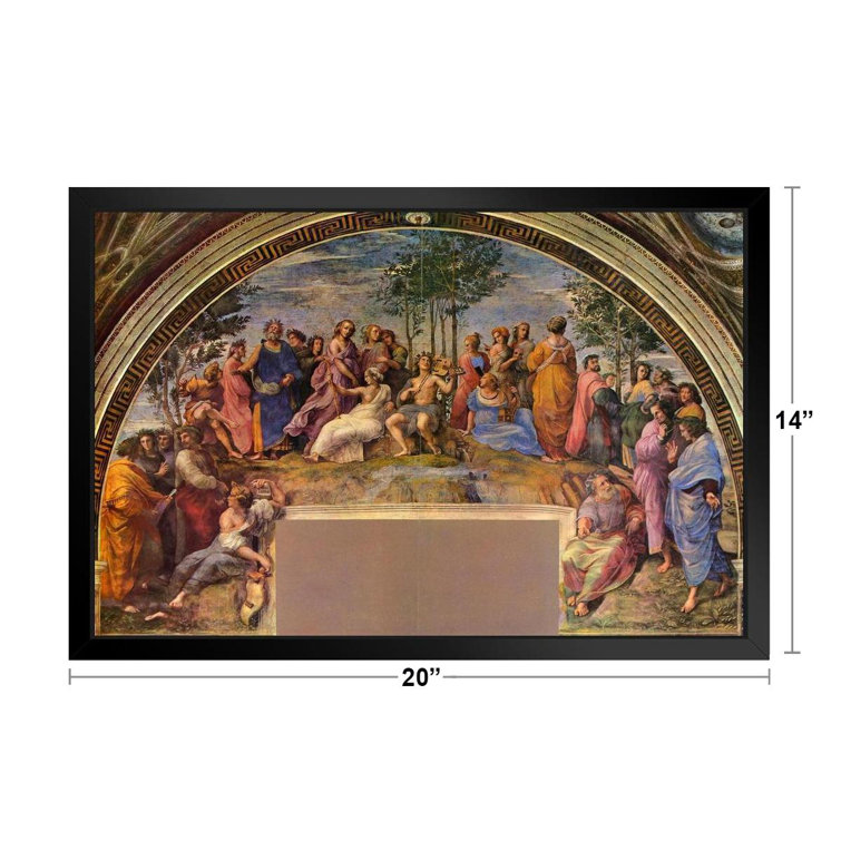 Fleur De Lis Living Raphael The Parnassus Framed On Paper Print | Wayfair