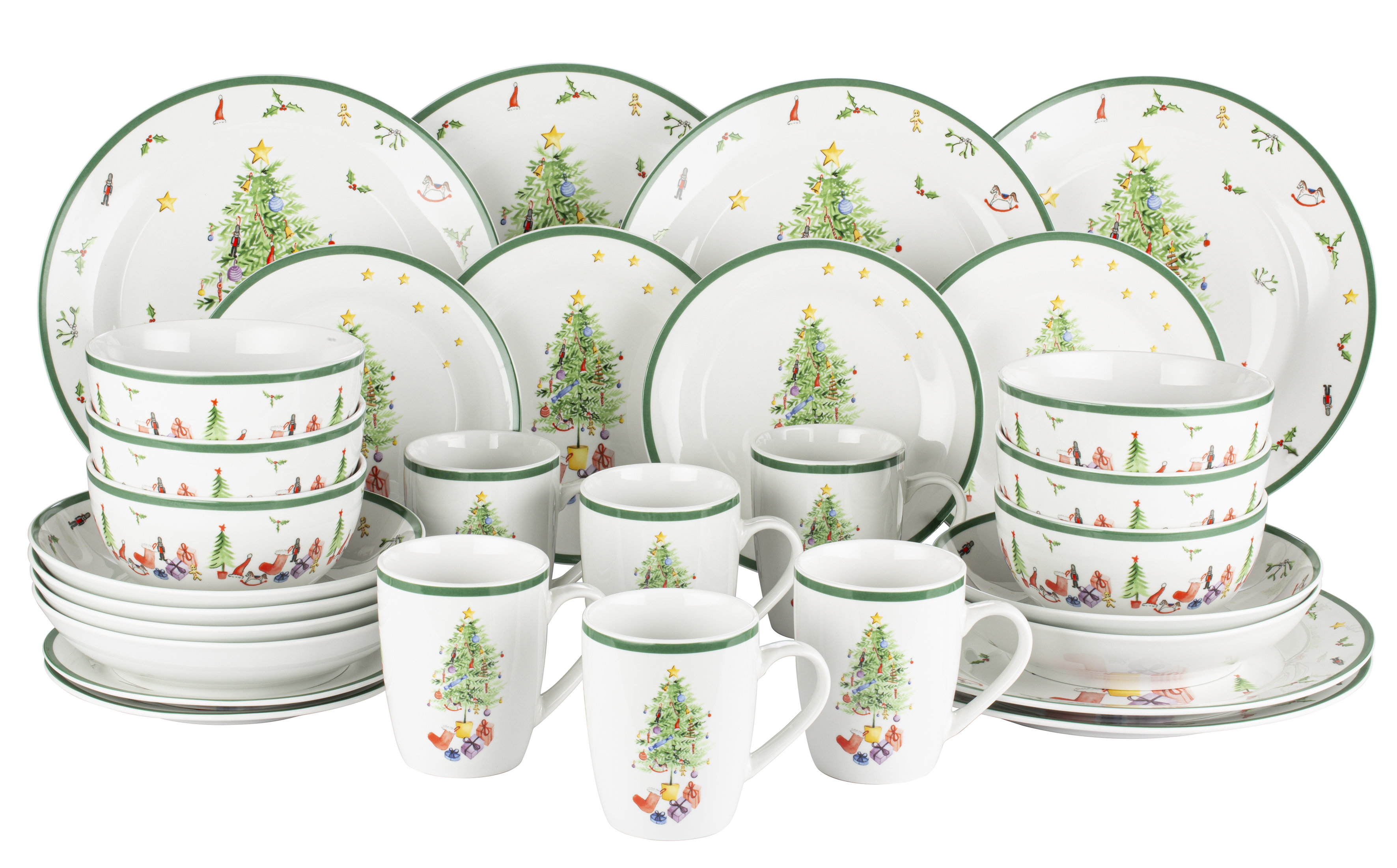 The Seasonal Aisle Katharine Dinnerware - Set of 30 & Reviews | Wayfair ...