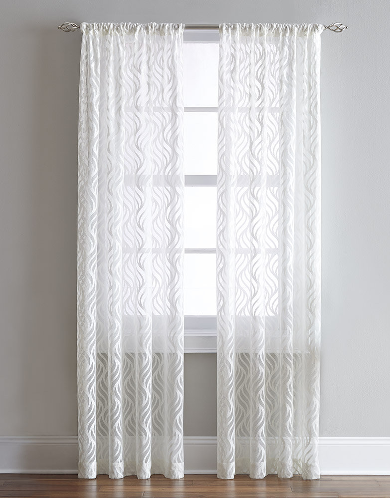 Winston Porter Ballera Polyester Sheer Curtain Panel & Reviews | Wayfair