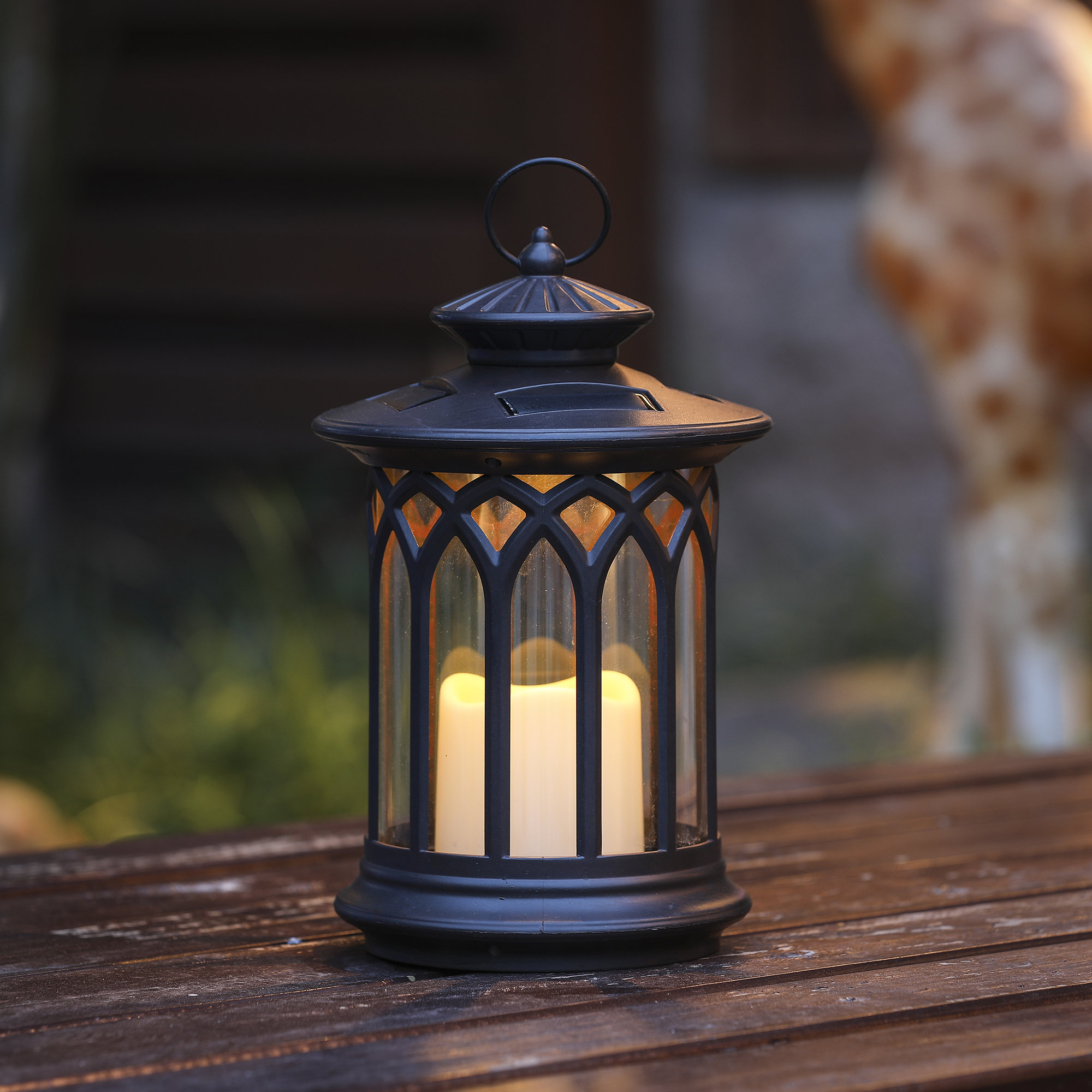 Luxen Home Round Plastic Lantern & Reviews | Wayfair