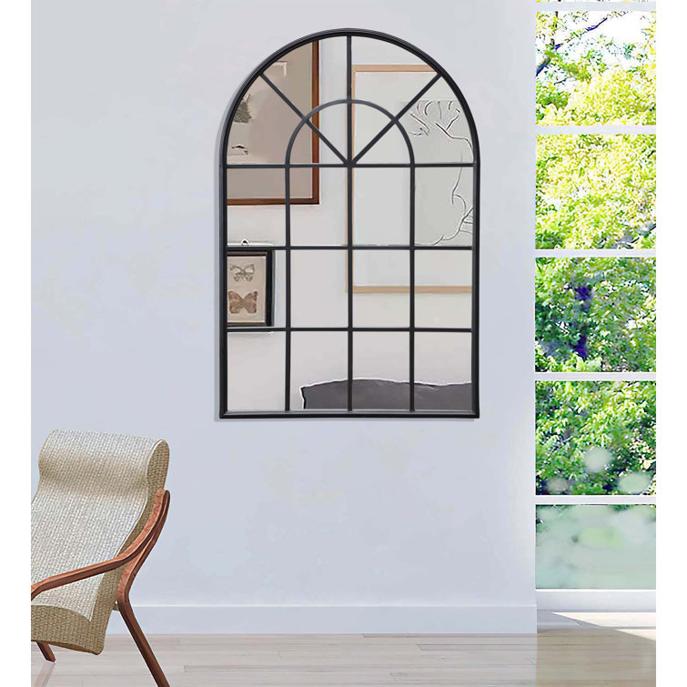 Latitude Run® Arch Metal Wall Mirror | Wayfair