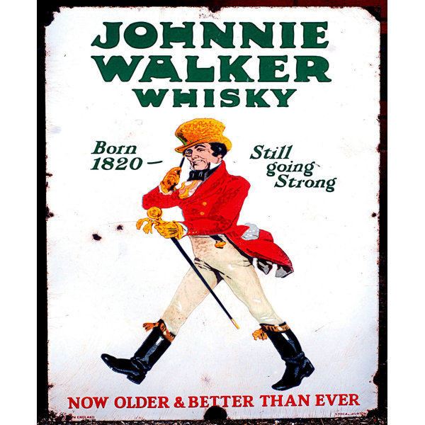 Maturi Johnny Walker Whisky Wall Décor | Wayfair.co.uk