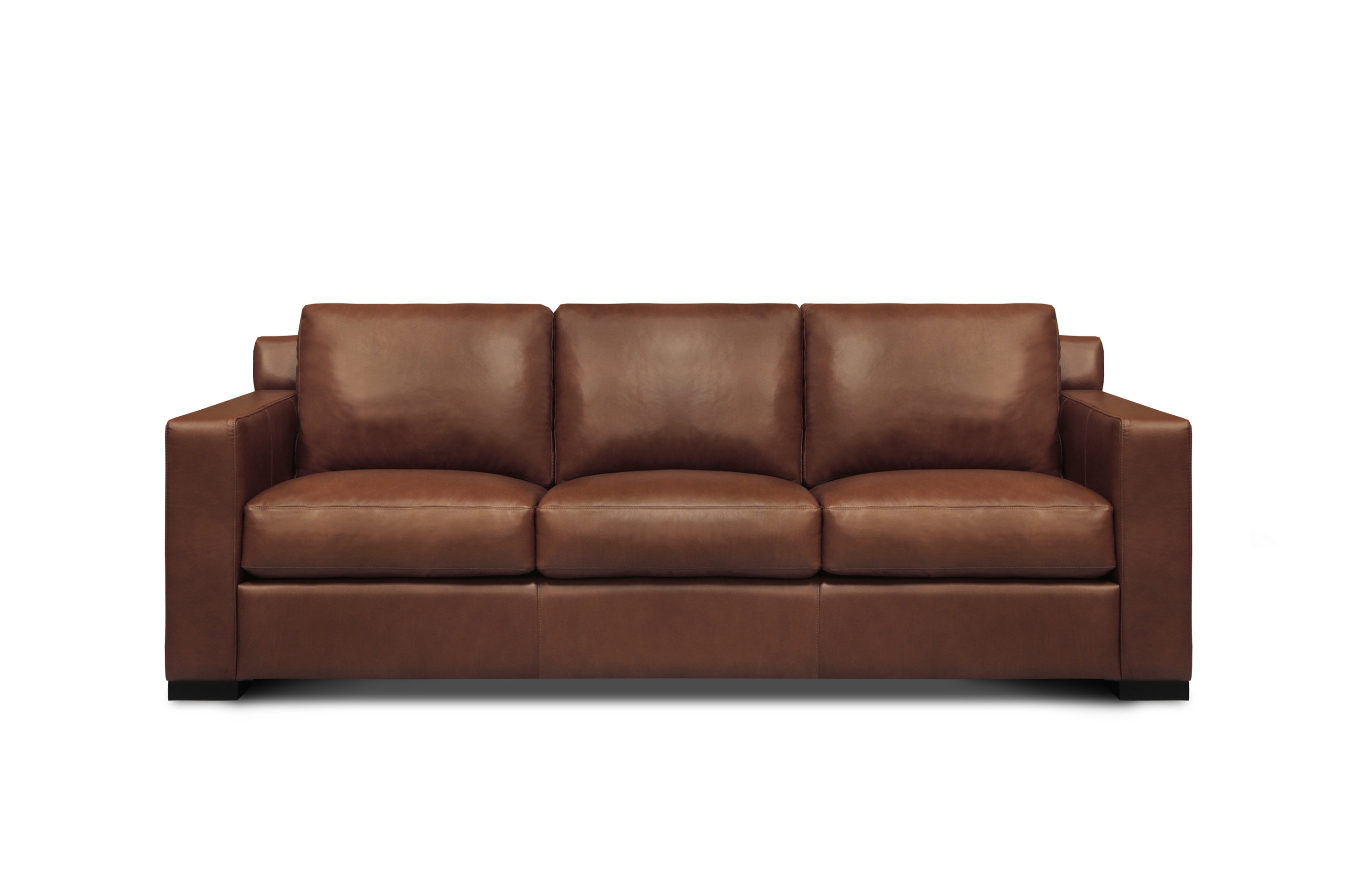Foundry Select Linzy 92'' Leather Sofa | Wayfair