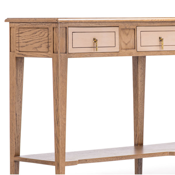 Legato Designs Brooks 60.5 In. Beige Rectangle Wood Console Table | Wayfair