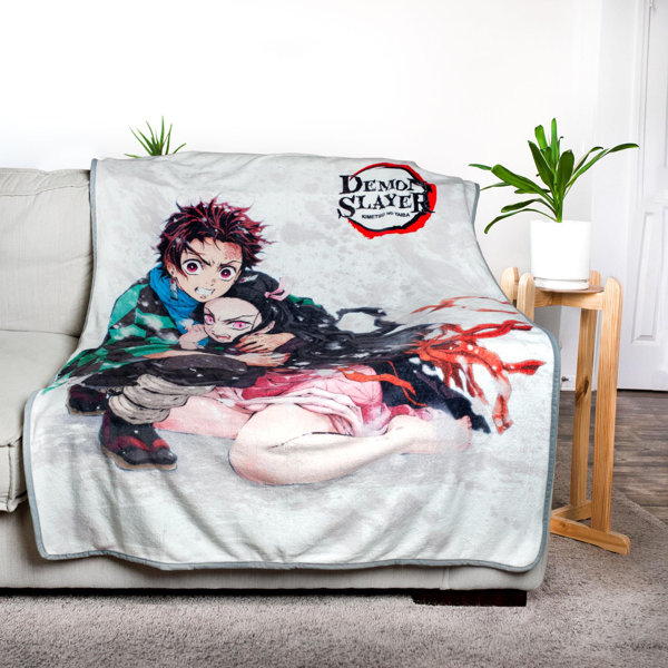 Just Funky Demon Slayer Tanjiro & Nezuko Throw | Wayfair