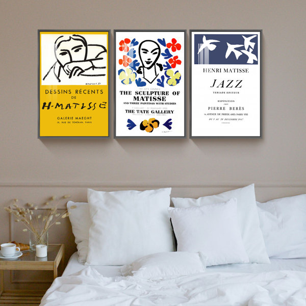 Vault W Artwork Matisse Artwork Framed On Canvas 3 Pieces by Henri ...