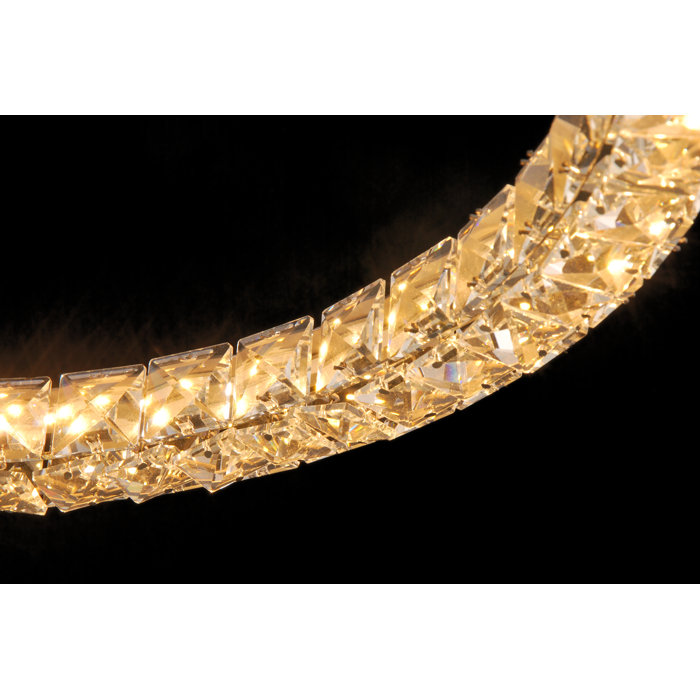 Rosdorf Park Seay 1-Light Crystal LED Chandelier & Reviews | Wayfair.co.uk