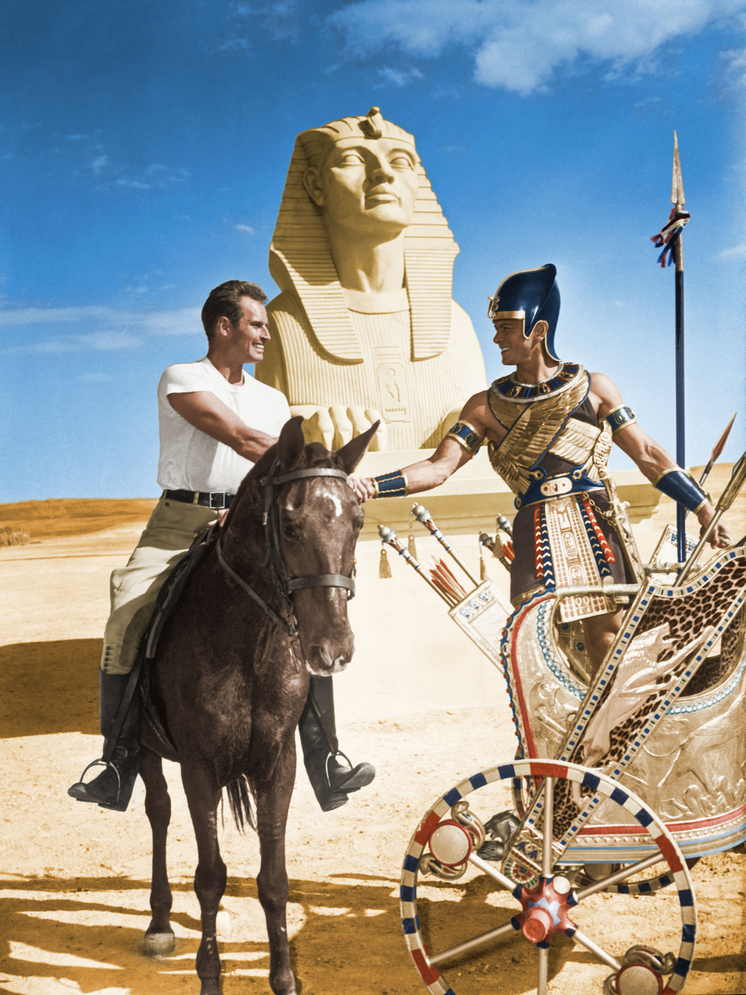 Globe Photos Entertainment Ten Commandments Sphinx Scene - Unframed ...