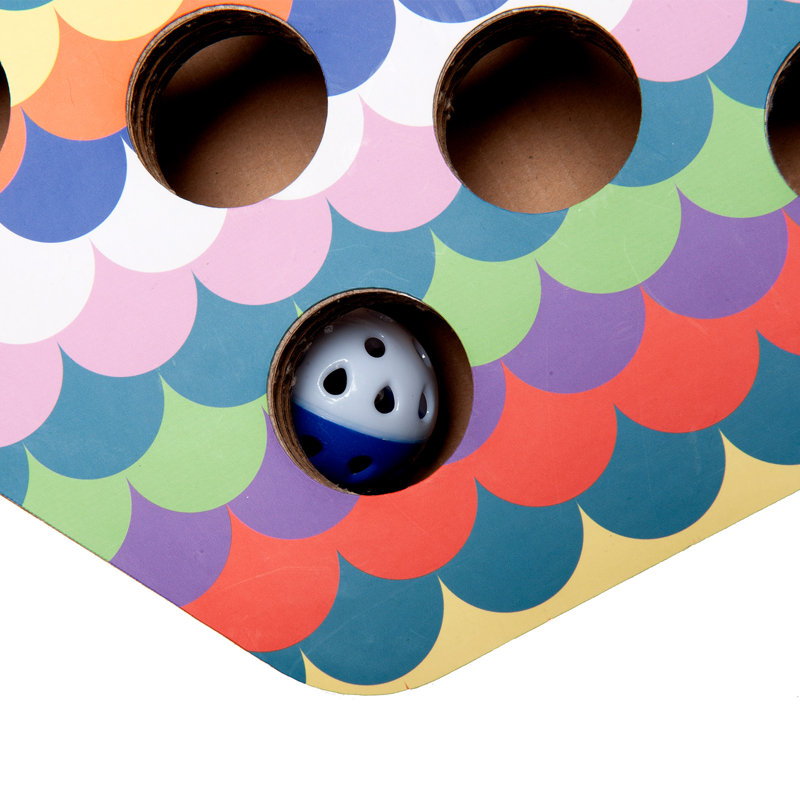 FurHaven Tiger Tough Hexagon Busy Box Scratcher & Reviews | Wayfair