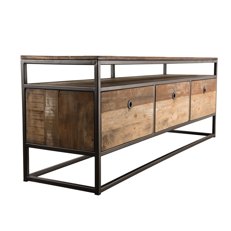 Williston Forge Yeager Solid Wood TV Stand for TVs up to 65" | Wayfair ...