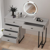 Wayfair | Gray Makeup Vanities You'll Love in 2023
