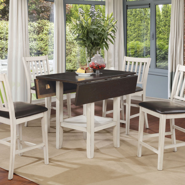 Longshore Tides Jadyn Counter Height Drop Leaf Dining Table | Wayfair