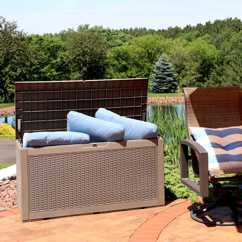 Ebern Designs Etonbury 100 Gallons Gallon Water Resistant Lockable Deck ...