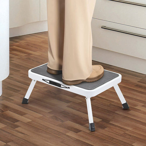 WFX Utility 1 - Step Plastic Lightweight Folding Step Stool | Wayfair.co.uk
