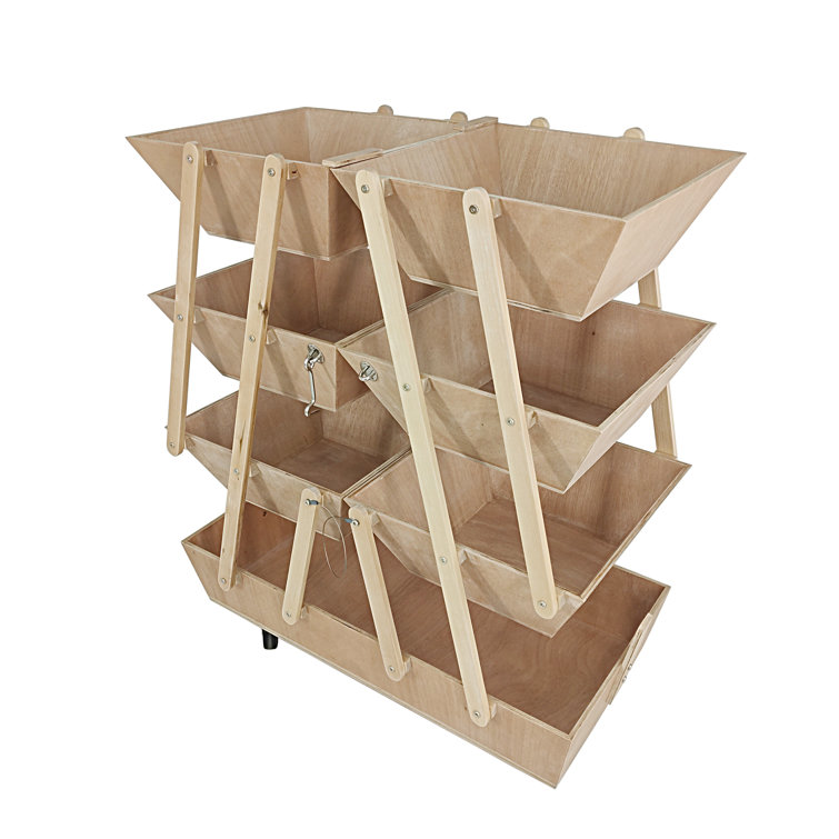 FixtureDisplays Clam Shell Expandable Retain Bin Plywood Point Of ...