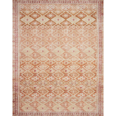 Union Rustic Iowa Park Performance Orange / Spice Rug & Reviews | Wayfair