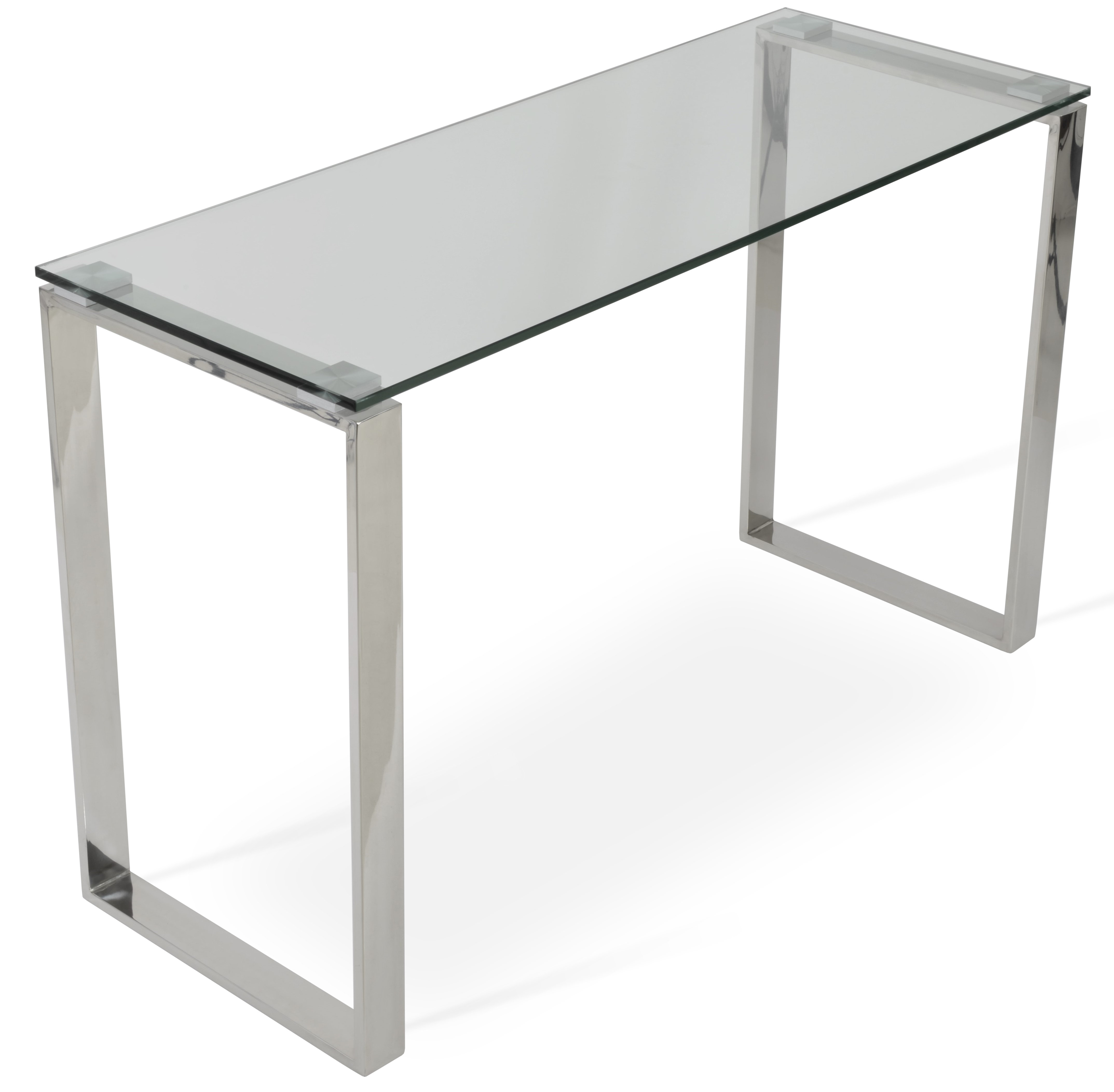 sohoConcept Calvin Glass Console Sofa Table | Wayfair