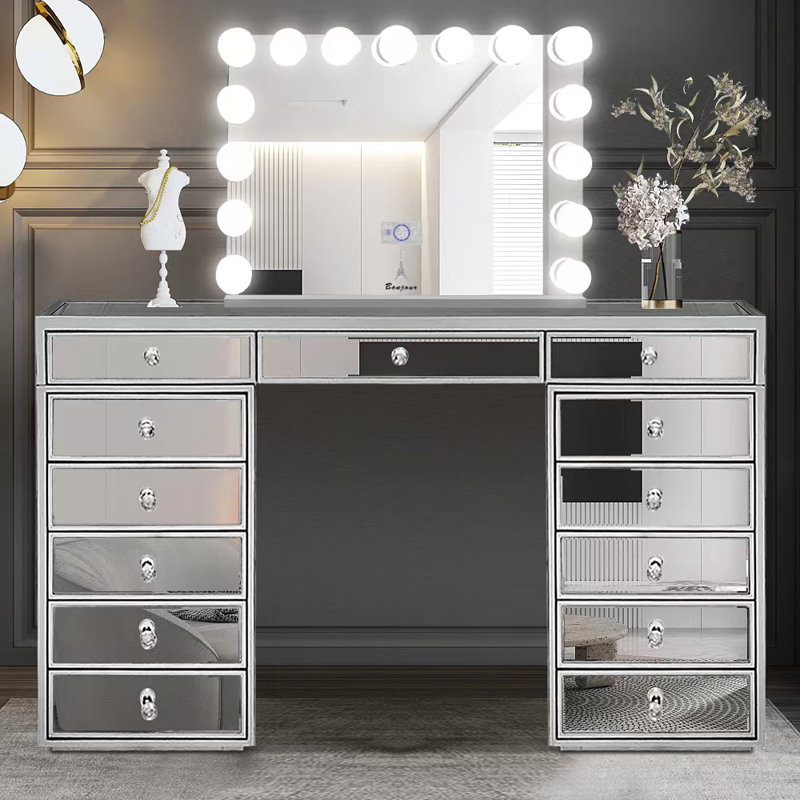 NY Diamond import Ashley Vanity & Reviews | Wayfair