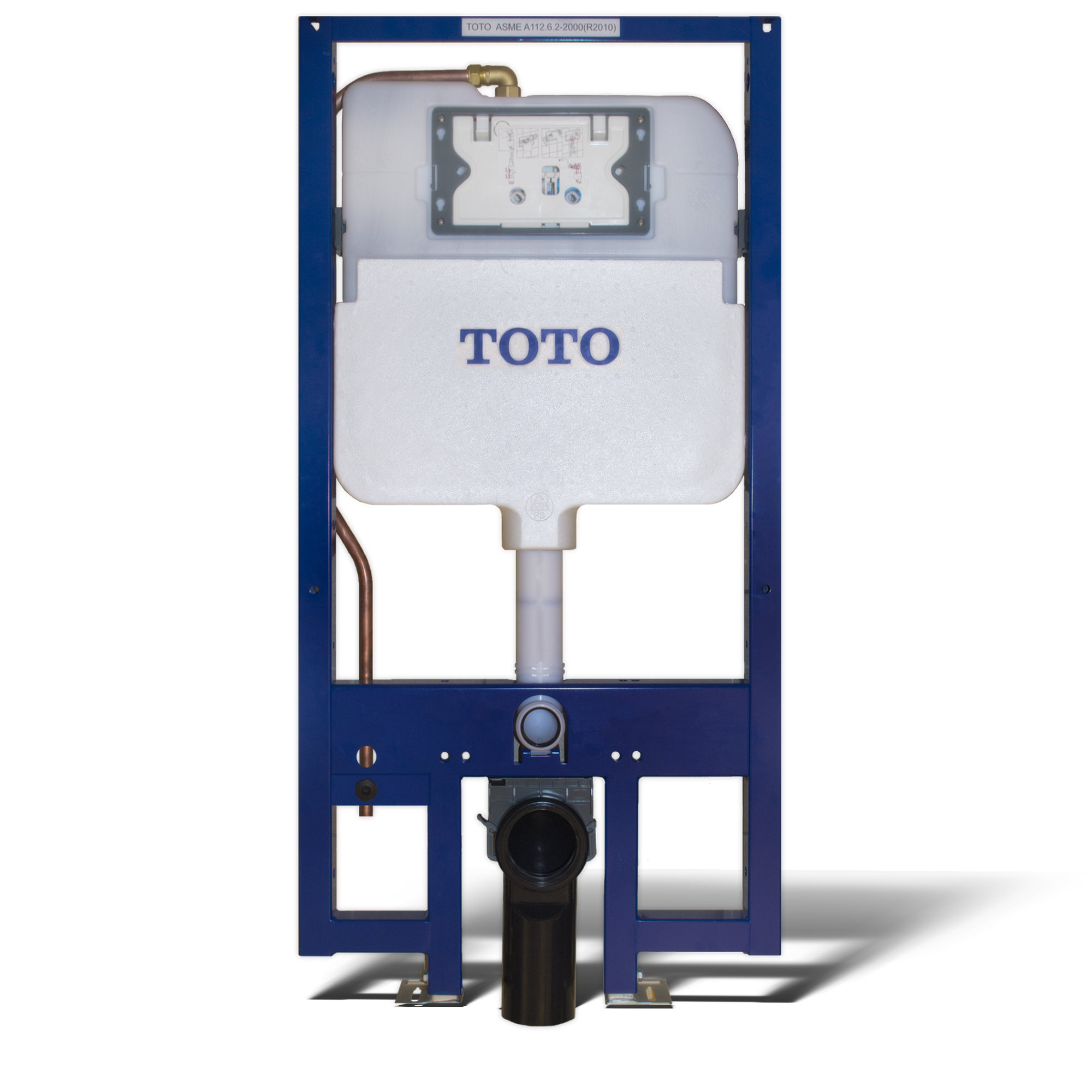 Toto® Duofit® In-Wall Dual Flush 1.28 And 0.8 Gpf Tank System, Copper ...