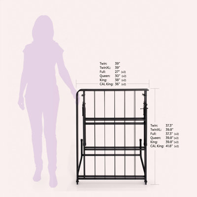 Alwyn Home 14'' Steel Wire-Grid Bed Frame & Reviews | Wayfair