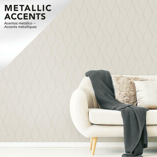 Wrought Studio Lasky Peel & Stick Geometric Wallpaper & Reviews | Wayfair