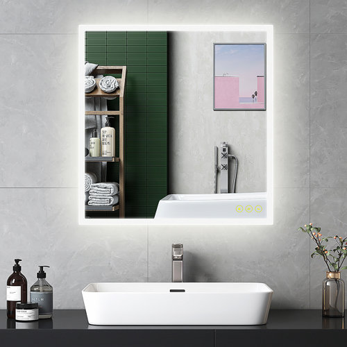 Wrought Studio Captolia LED Bathroom Mirror Backlight Mirror Touch ...
