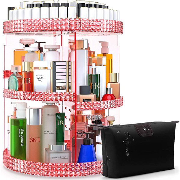 Orren Ellis Chyana Rotating Makeup Organizer | Wayfair