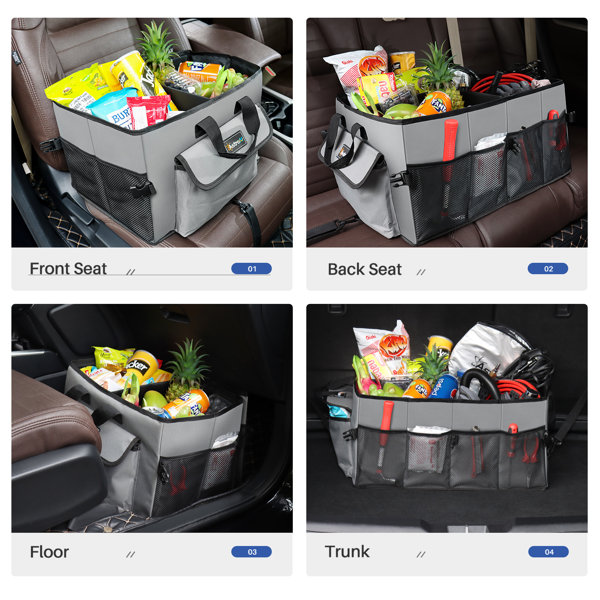 Astroai Car Trunk Organizer For SUV Car Storage Organizer Truck Bed ...