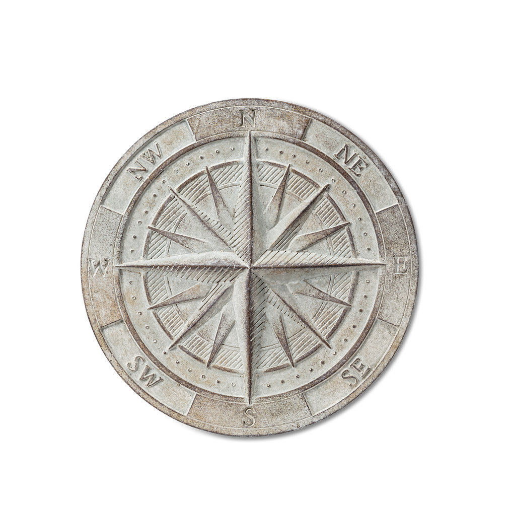 Breakwater Bay Amadeus Compass Plaque | Wayfair